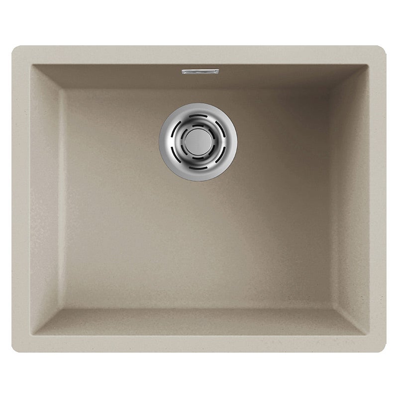Lavello Elleci Incasso 1 vasca 55,6x45,6 Zen 105 Keratek Plus Champagne ...