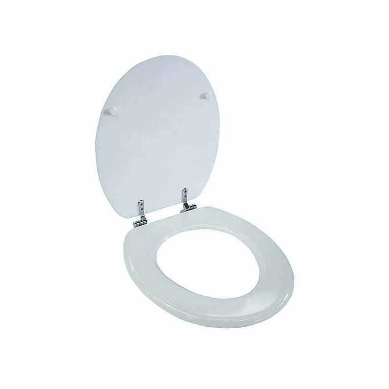 Abattant WC en madera blanca Aglaia 01864 | Leroy Merlin