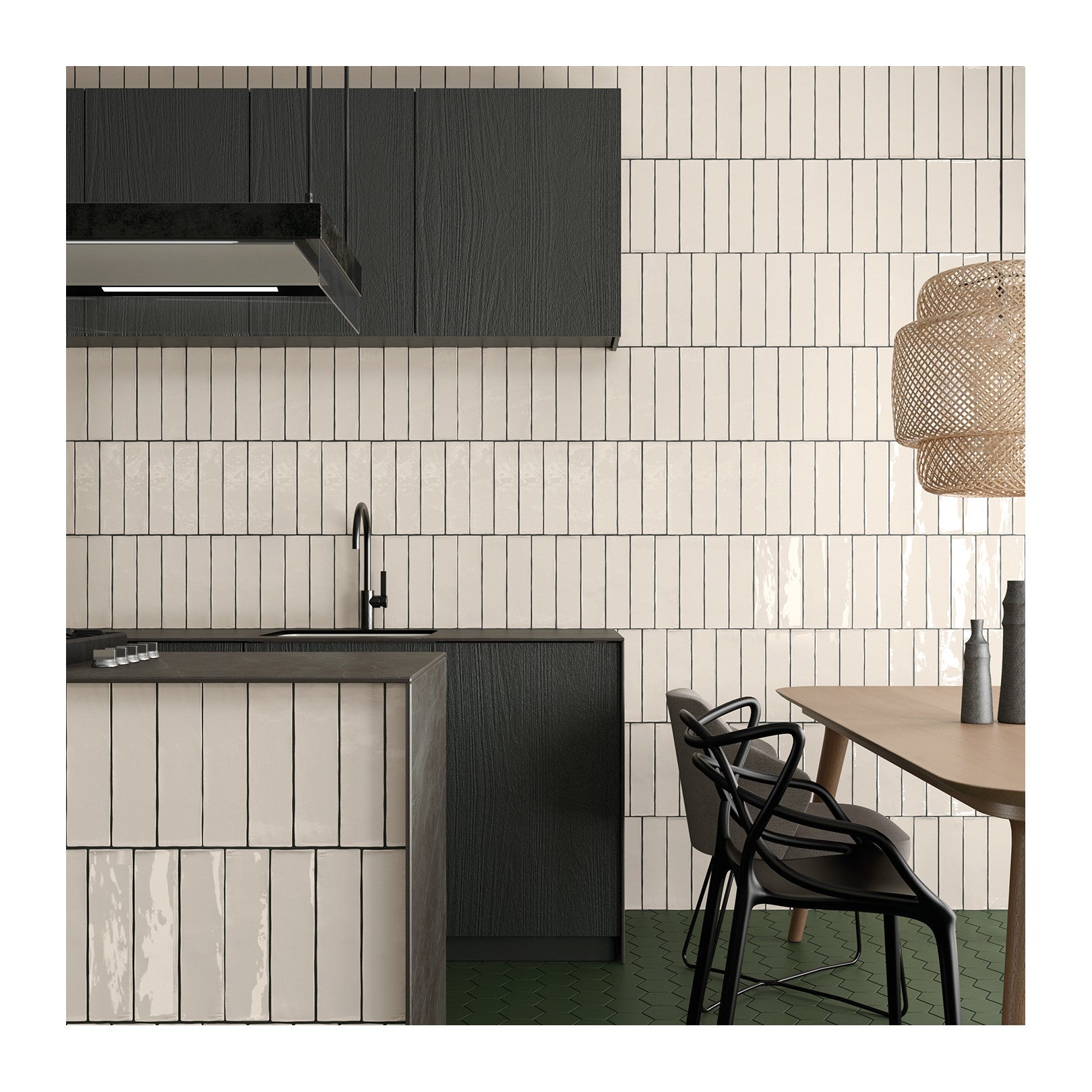 Cornière Carrelage mural faïence effet artisanal MASIA Bullnose London ...