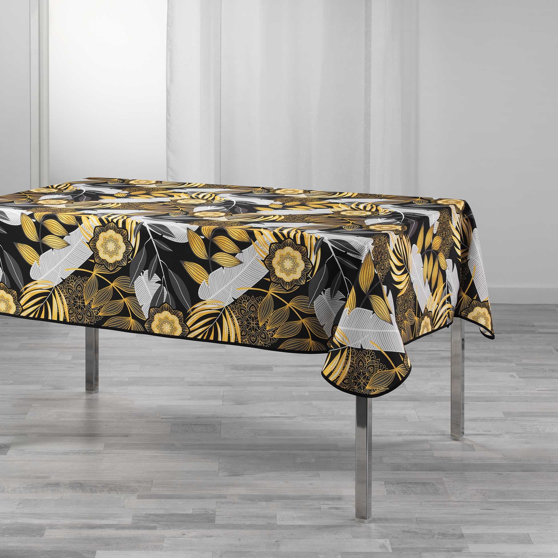 Nappe rectangle 150 x 300 cm polyester imprime hannae | Leroy Merlin