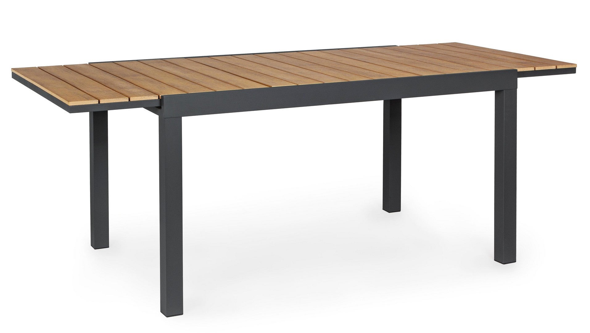 Mesa extensible de aluminio con tablero Polywood 140-200X90 Antracita ...