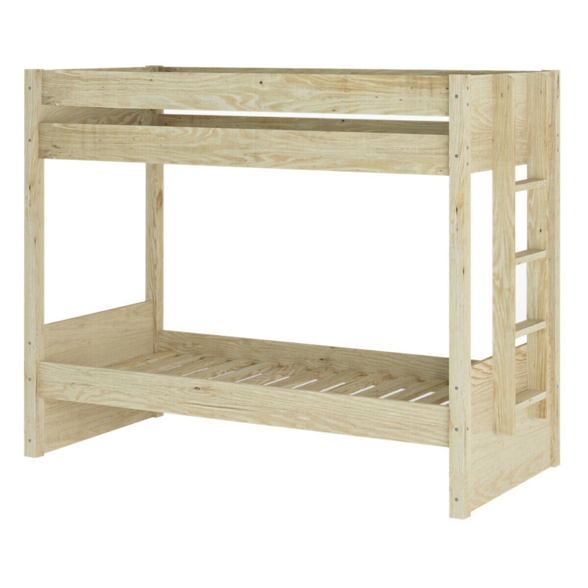 Lit superposé Elora Bois naturel 90x200 cm | Leroy Merlin