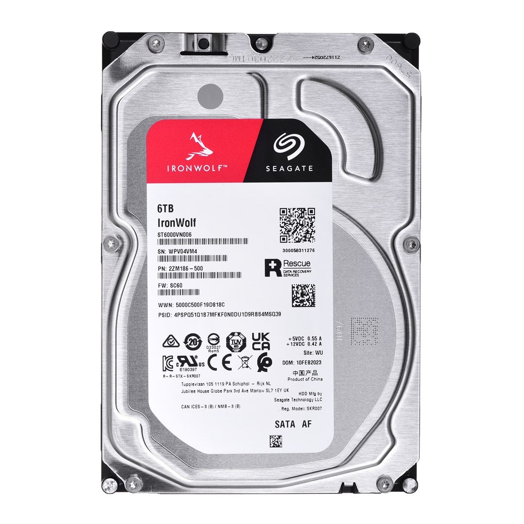 Seagate IronWolf ST6000VN006 disco duro interno 3.5" 6000 GB Serial ATA ...