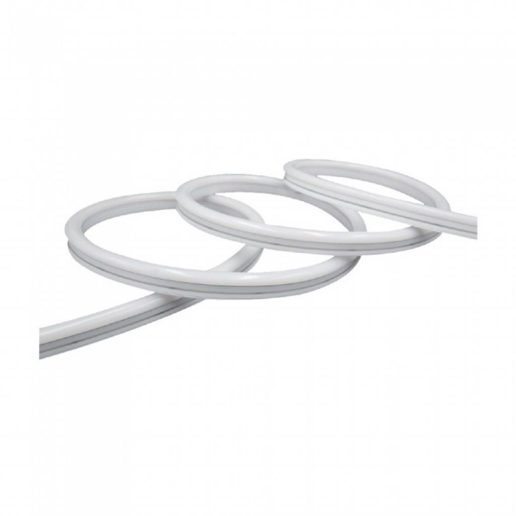 Neon Flex 6,5W/m 126 LED/m Bobina 10m 24V 6000K IP68 L10mm x A15mm ...