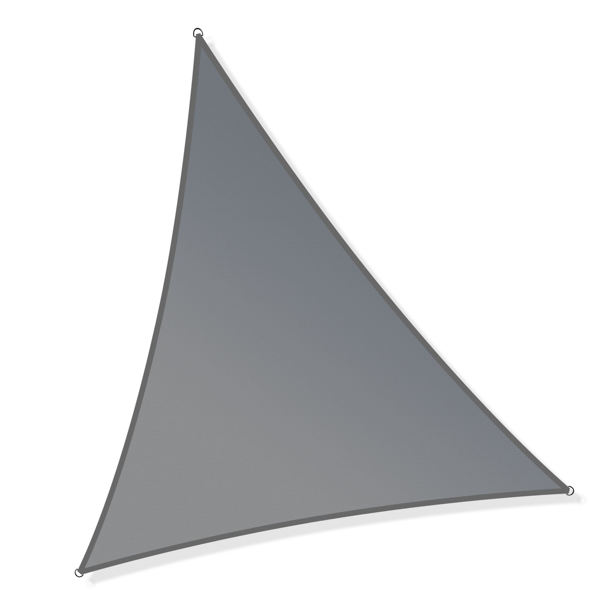 Toboli Voile d’ombrage Triangulaire 5x7x7m Protection Vent Soleil UV 30 ...
