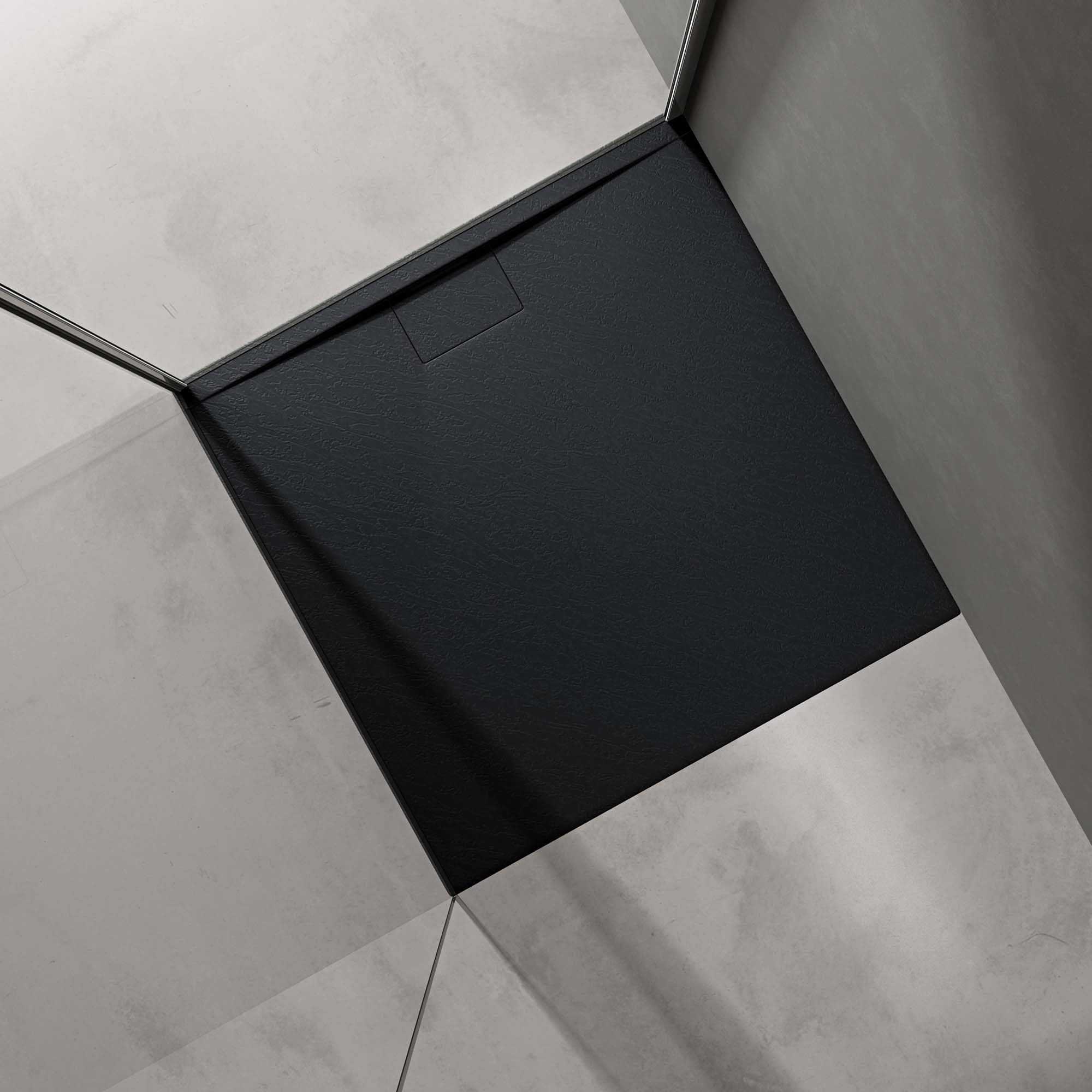 Doporro Receveur de Douche Bac à Douche Ultra Plat en Solid Surface ...