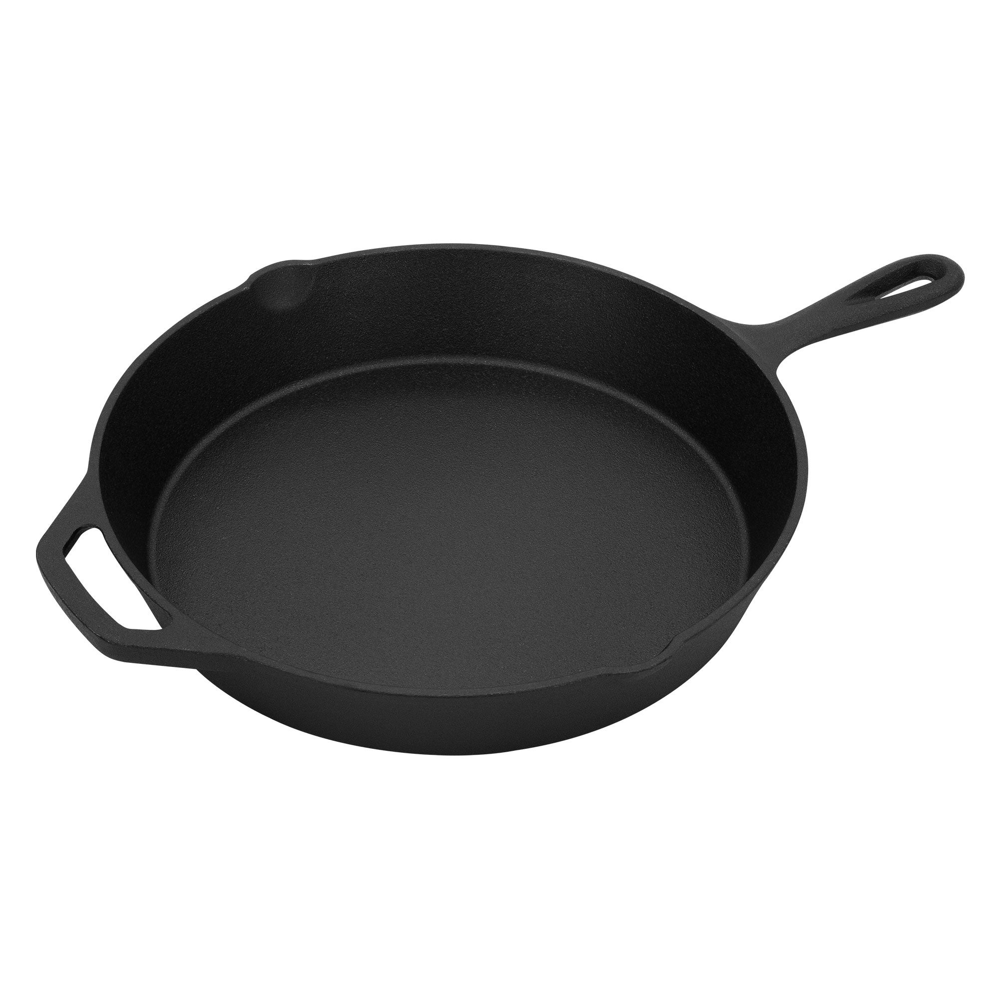 BBQ Sartén de cocina hierro fundido para freír y asar Ø31cm con doble ...