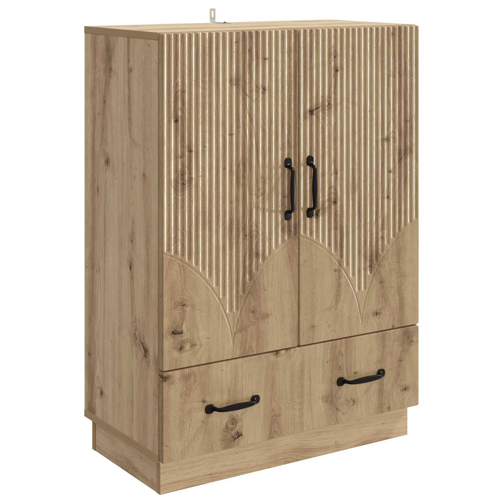 Buffet Chêne artisanal 66 x 34,5 x 92 cm Bois d'ingénierie | Leroy Merlin