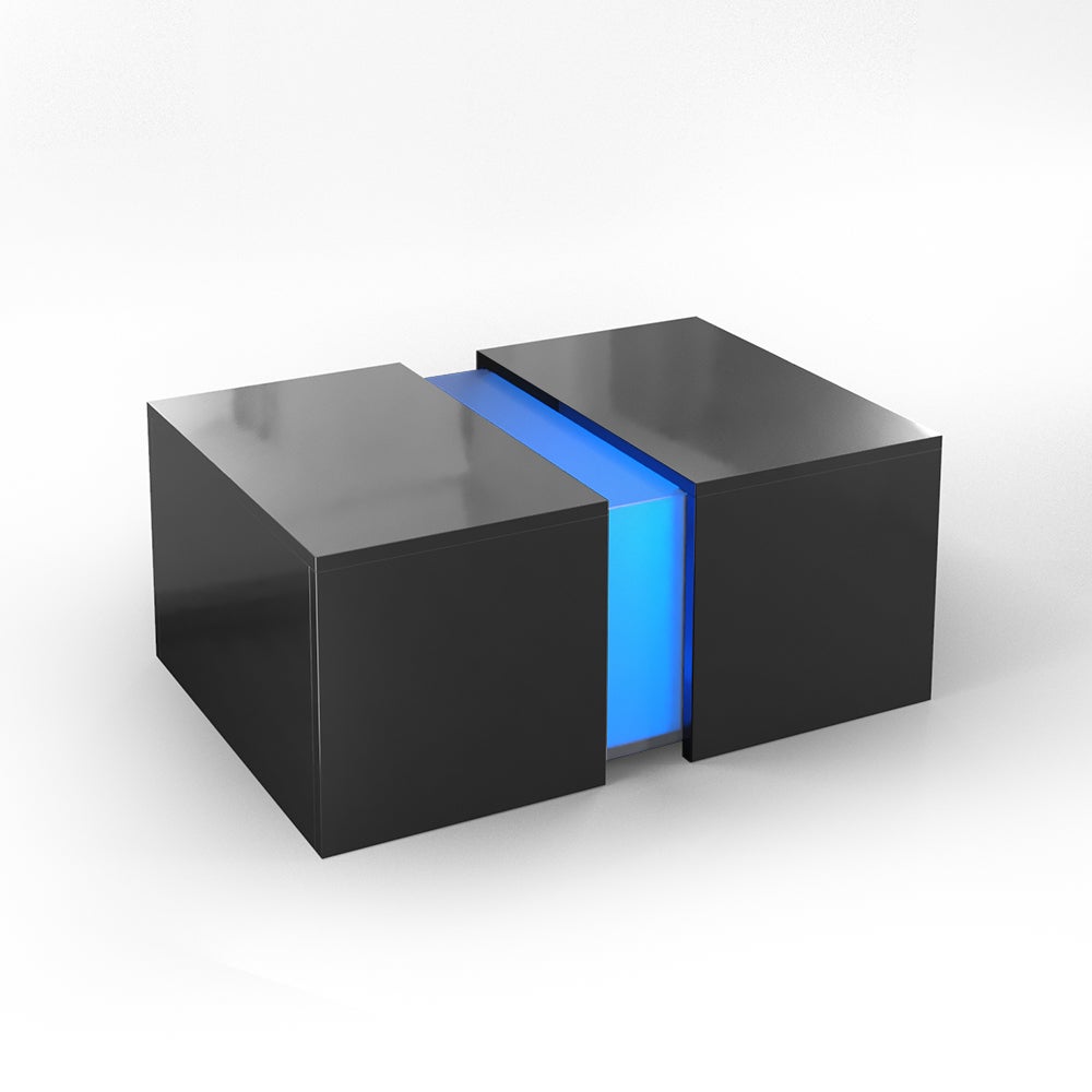 Vicco Table basse Dandy, Noir, 71x31.5cm | Leroy Merlin