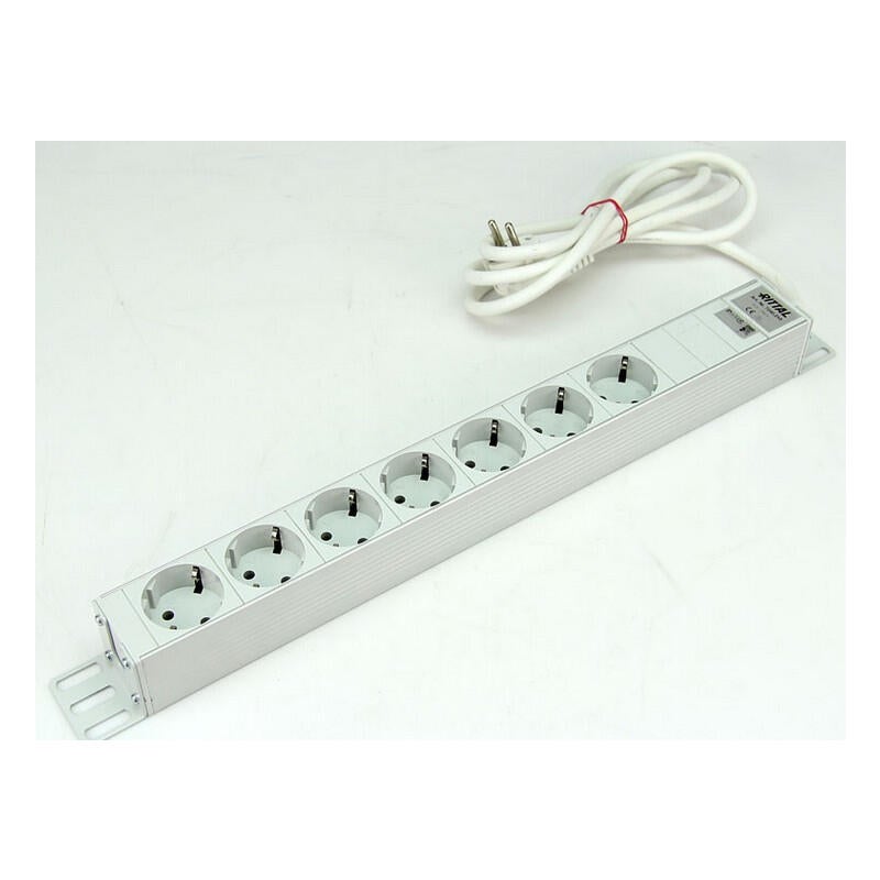 Regleta de enchufes rittal 48,3cm 7 vÍas sin interruptor 230v / 16a ...
