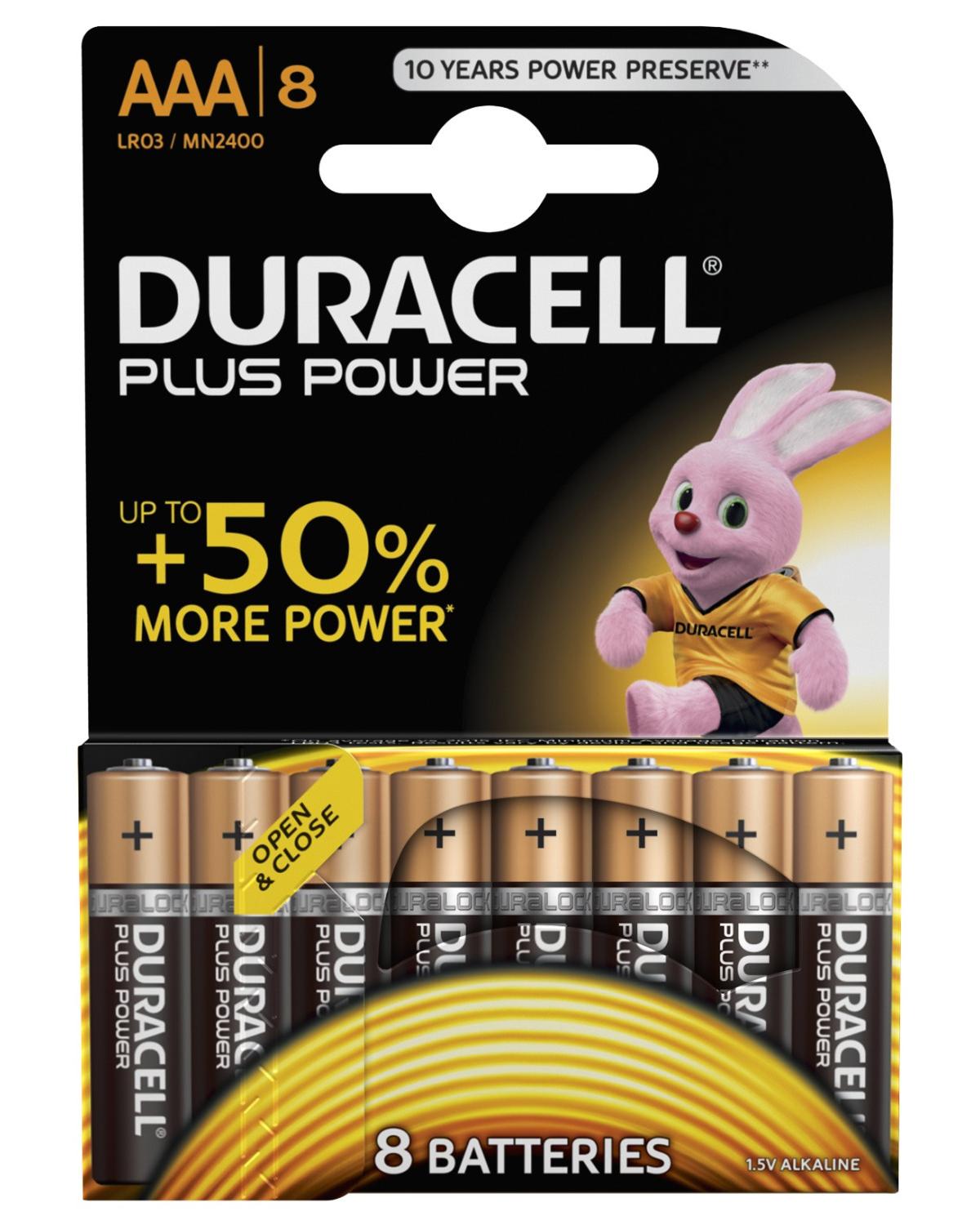 Duracell Plus Power Batteria Monouso Mini Stilo AAA Alcalino | Leroy Merlin