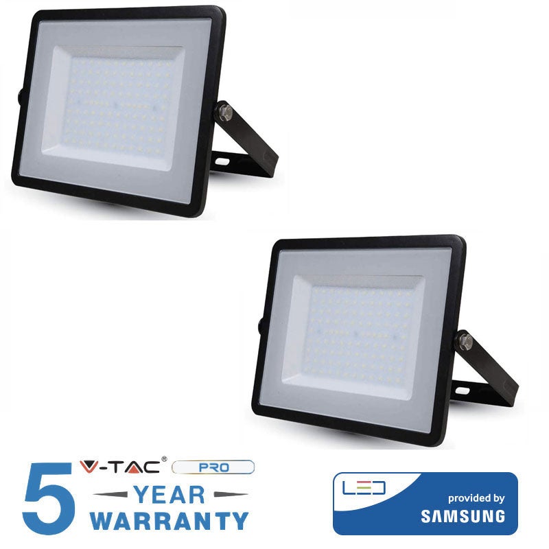 FARO LED ESTERNO SMD 100 W WATT SLIM DA ESTERNO IP 65 FARETTO V TAC 2 ...