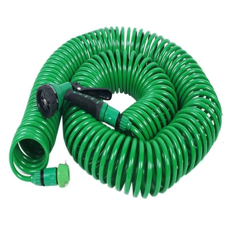 Arrosage Irrigation (15M)Spring Tube Lavage de Voiture Pistolet à Eau 8 ...