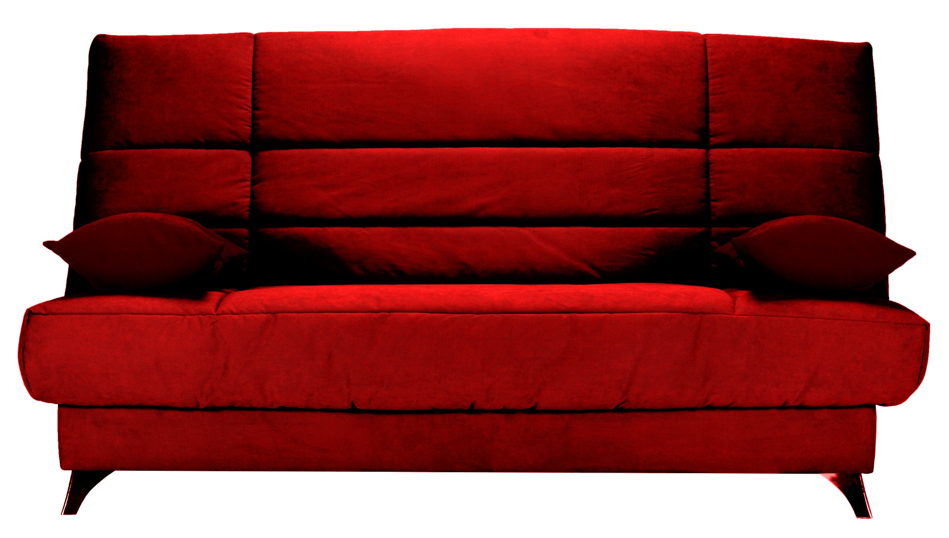 Banquette Clic-clac tissu 130x190 matelas Bultex 14cm avec rangement ...