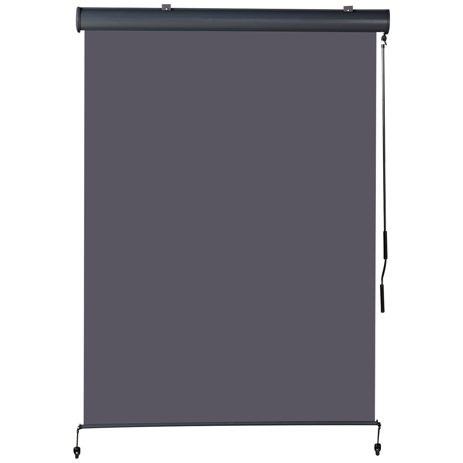 Store extérieur vertical manuel rétractable gris | Leroy Merlin