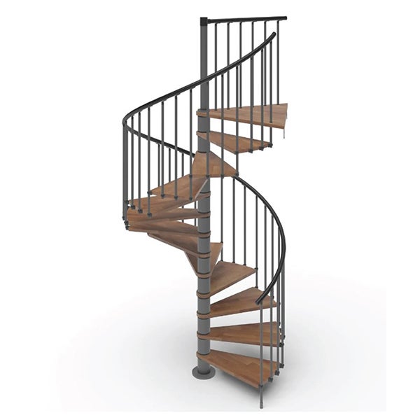 Escalier colimaçon 10 marches - Hauteur à franchir 2.05 à 2.40m - Ø ...