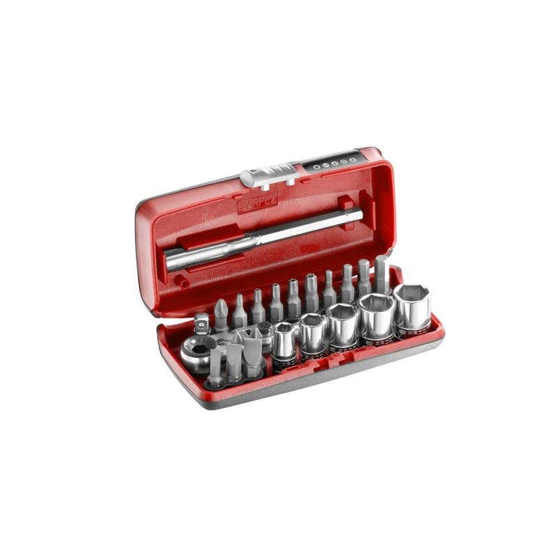 Coffret de douilles et embouts FACOM - 1/4 - 6 pans - 23 pcs - R1PICO | Leroy Merlin