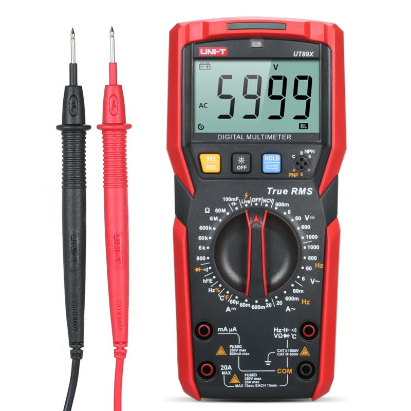 Multimètre numérique UT89X haute précision, mini multimètre universel ...