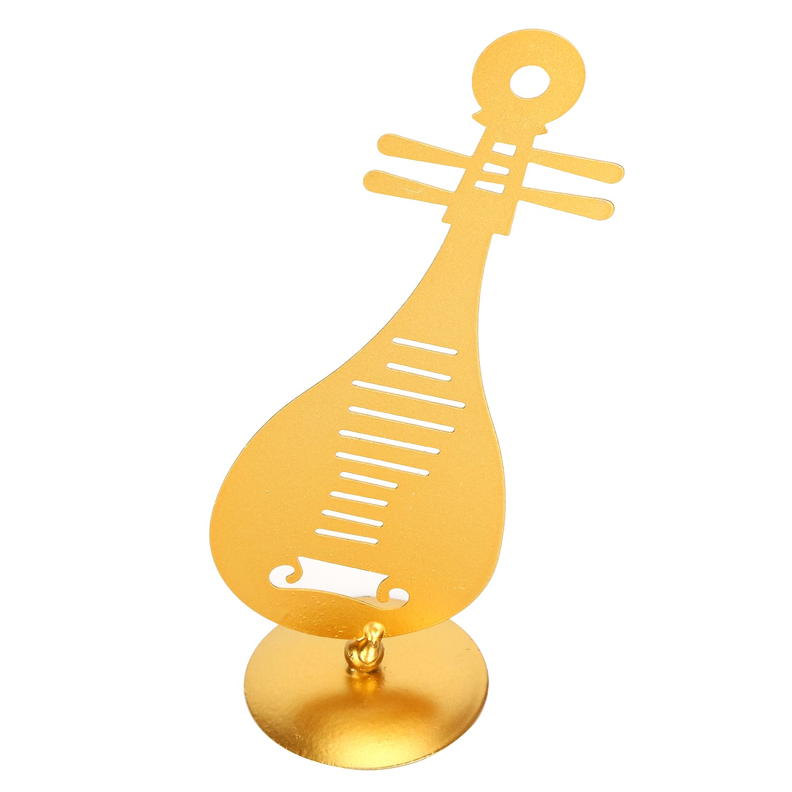 Adorno de pipa china, instrumento musical de metal dorado para ...