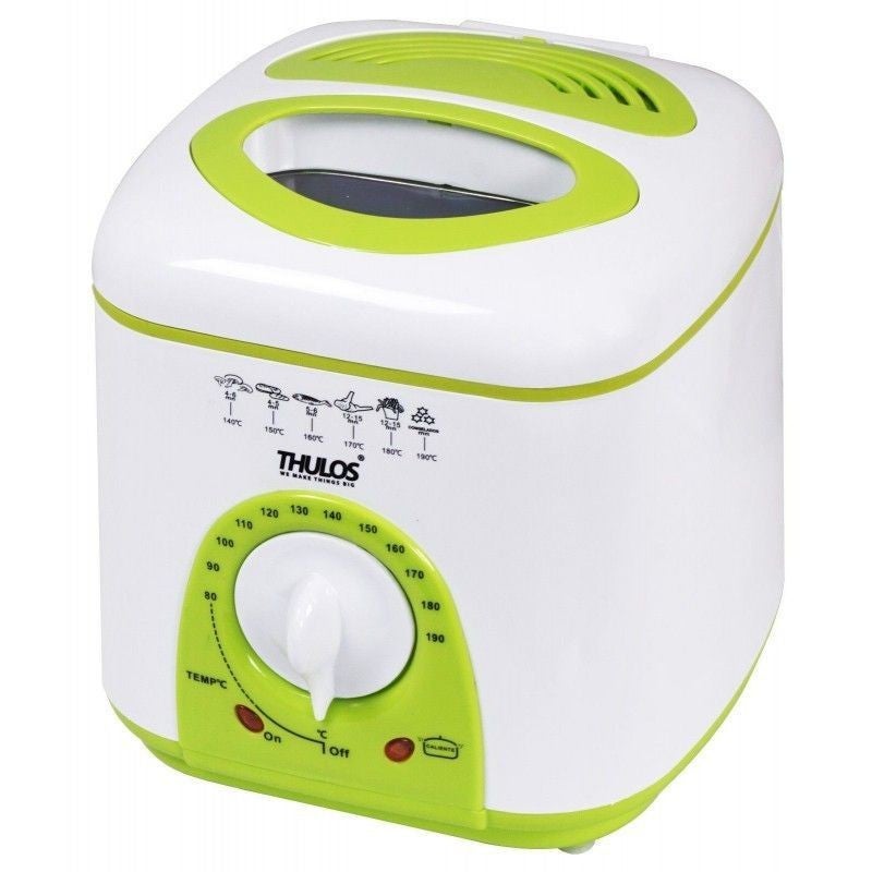 Freidora Aceite 1 Litro Thulos | Freidora Electrica 950W con Termostato ...