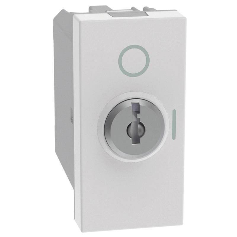 Tecla interruptor Bticino MatixGO 2P 10AX 1 mÃ³dulo blanco JW4012 ...