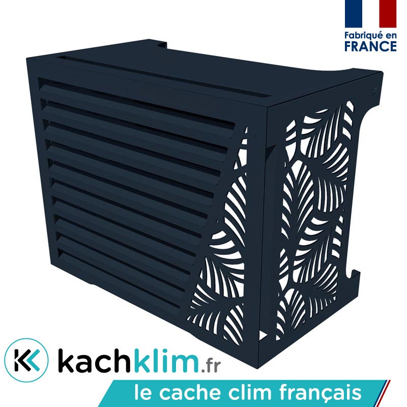 Cache clim RIVIERA - Gris Anthracite RAL 7016 - L105 x H95 x P60-70 cm (Taille XXL) - KACH KLIM ...