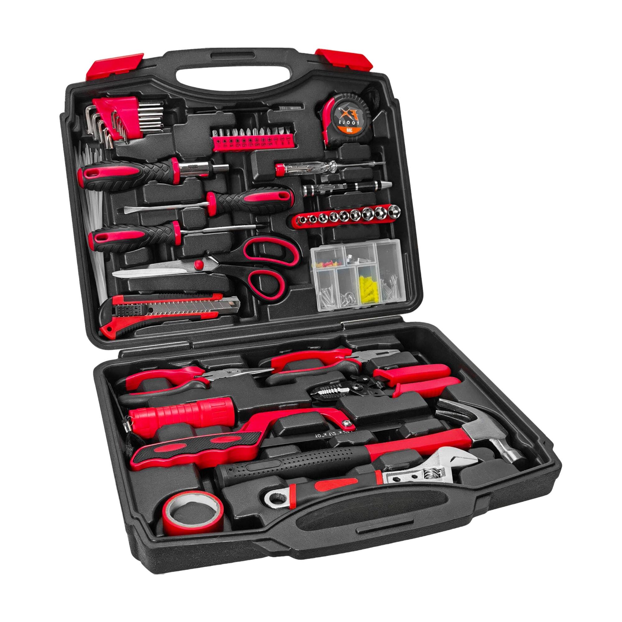 Kit de 169 piezas de herramientas con estuche negro | Leroy Merlin