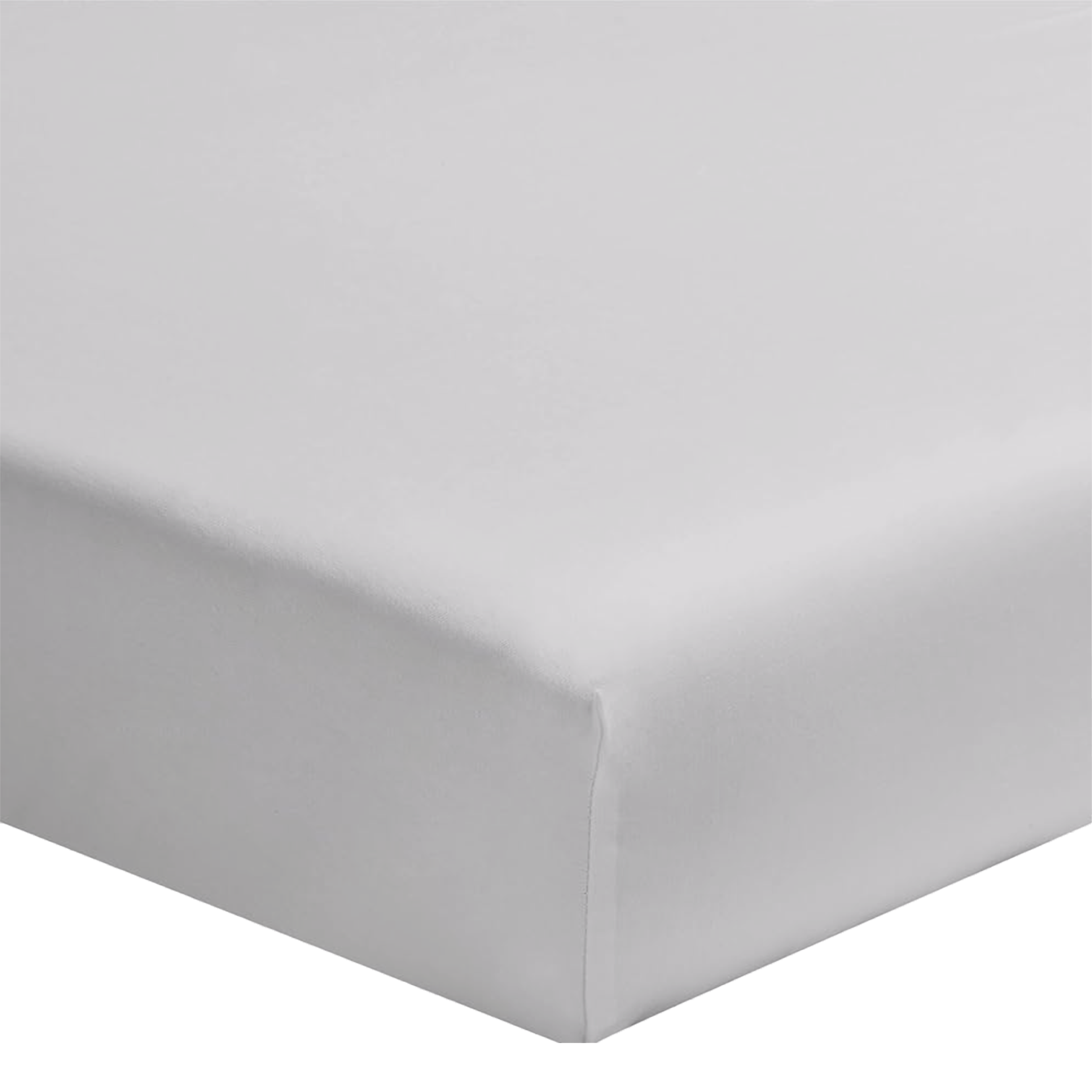 Drap housse coton blanc 200x200 cm | Leroy Merlin