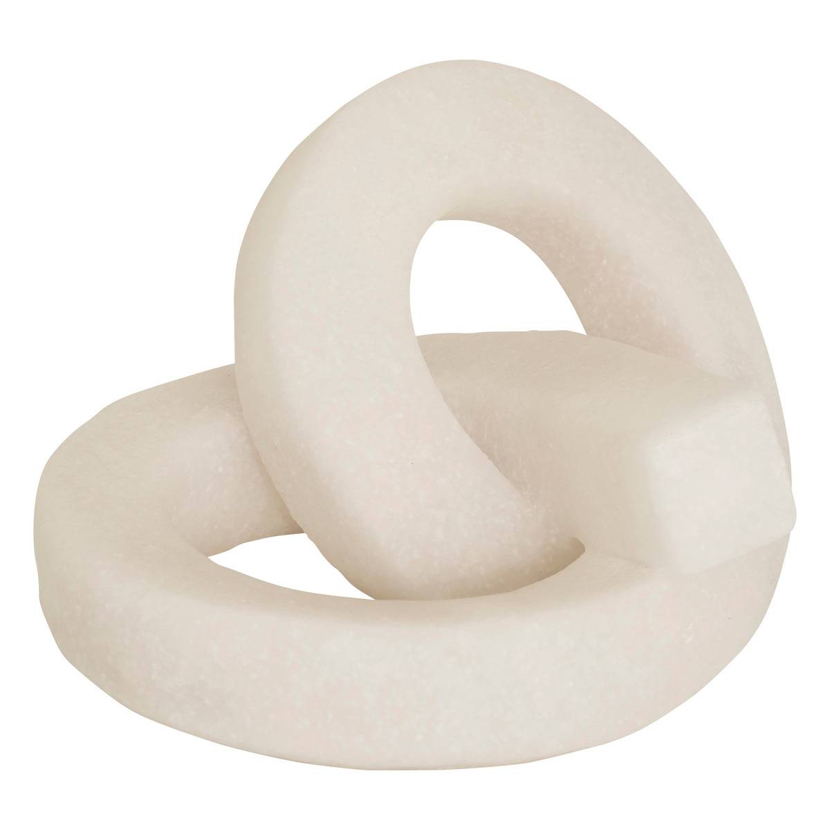Decoración de mesa Louan H.20cm resina blanca | Leroy Merlin