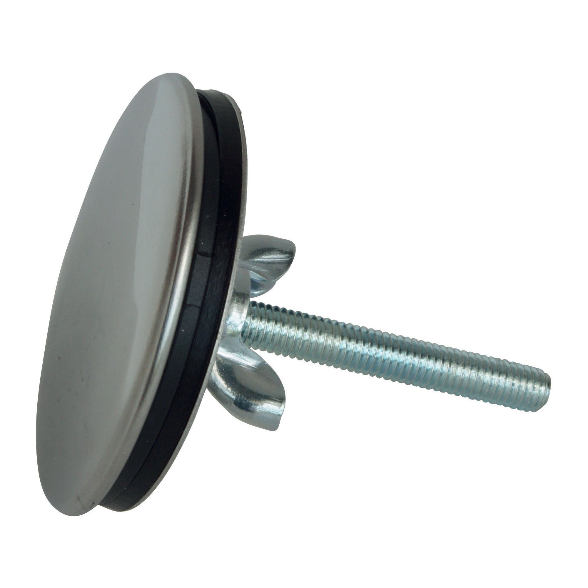 Cache trou chromé - Ø45mm | Leroy Merlin