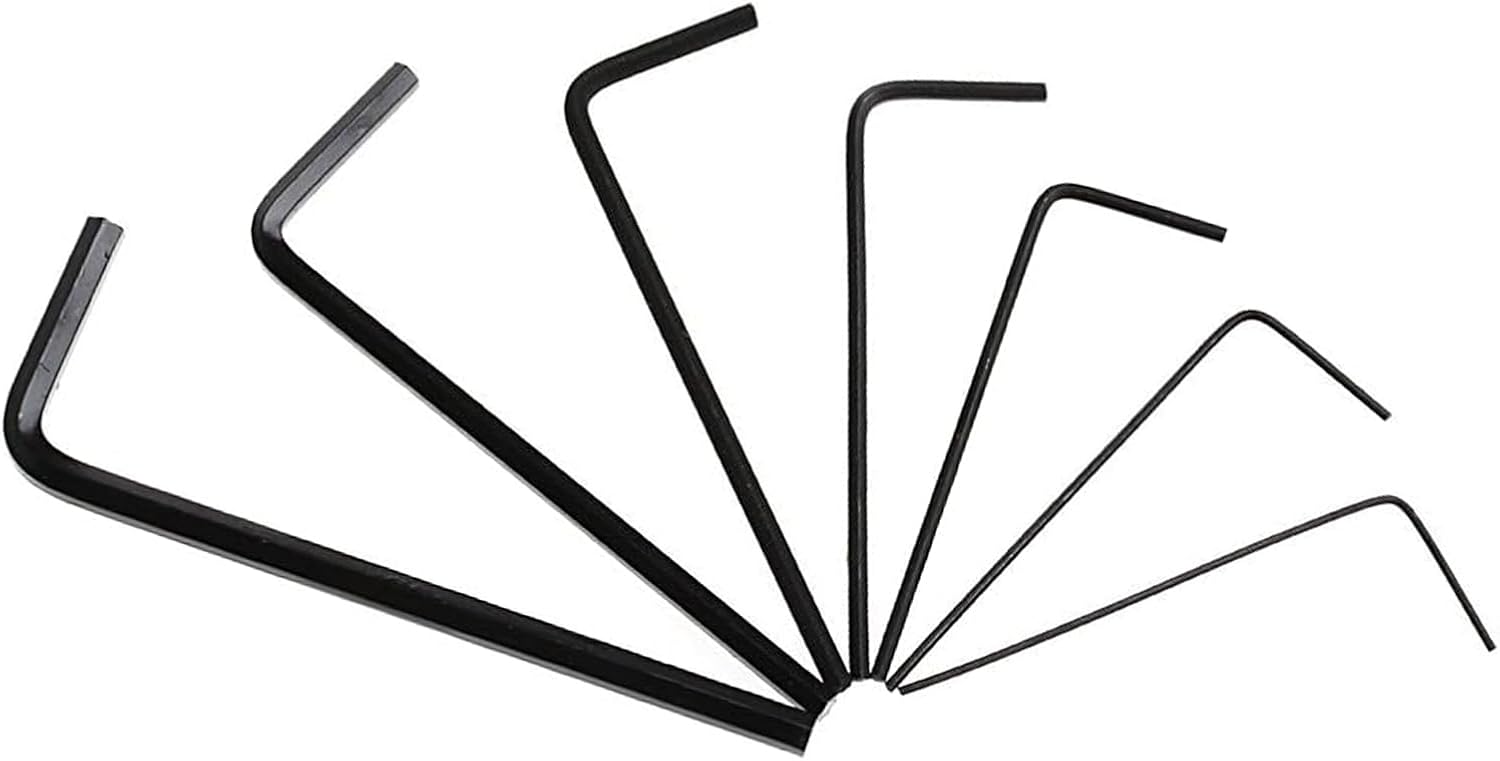 7 Pcs Jeu de Clef Allen, Clé Allen 0.7mm à 3mm Clé 6 Pans Clés ...