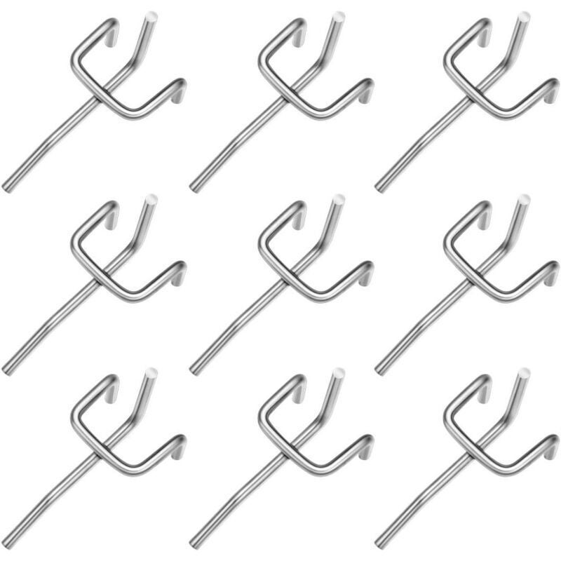 50 pcs Crochets pour panneaux perforés Crochets en métal pour Panneau ...