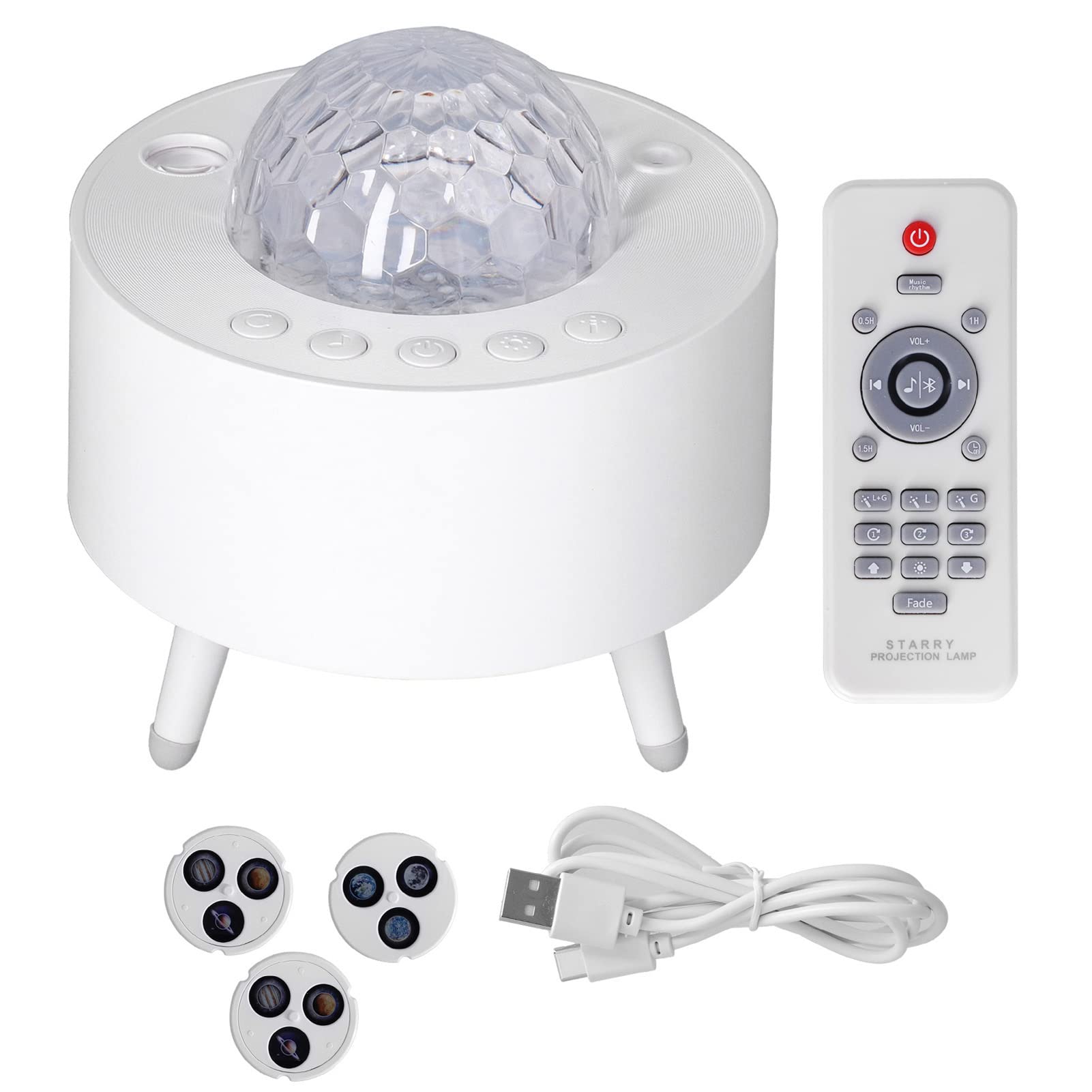 Lámpara de proyector de trípode LED con cielo estrellado, Bluetooth ...