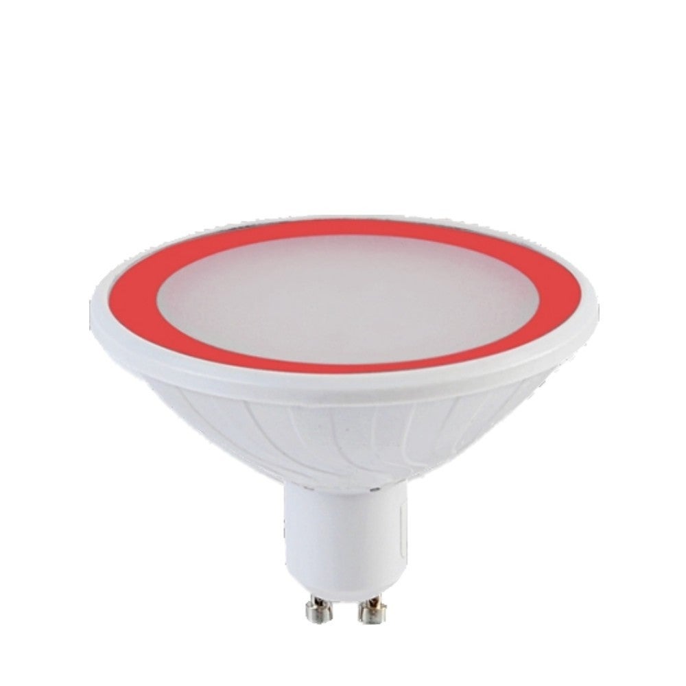 Ampoule LED rouge GU10 MR30 6W ~90 LM Easy Connect | Leroy Merlin