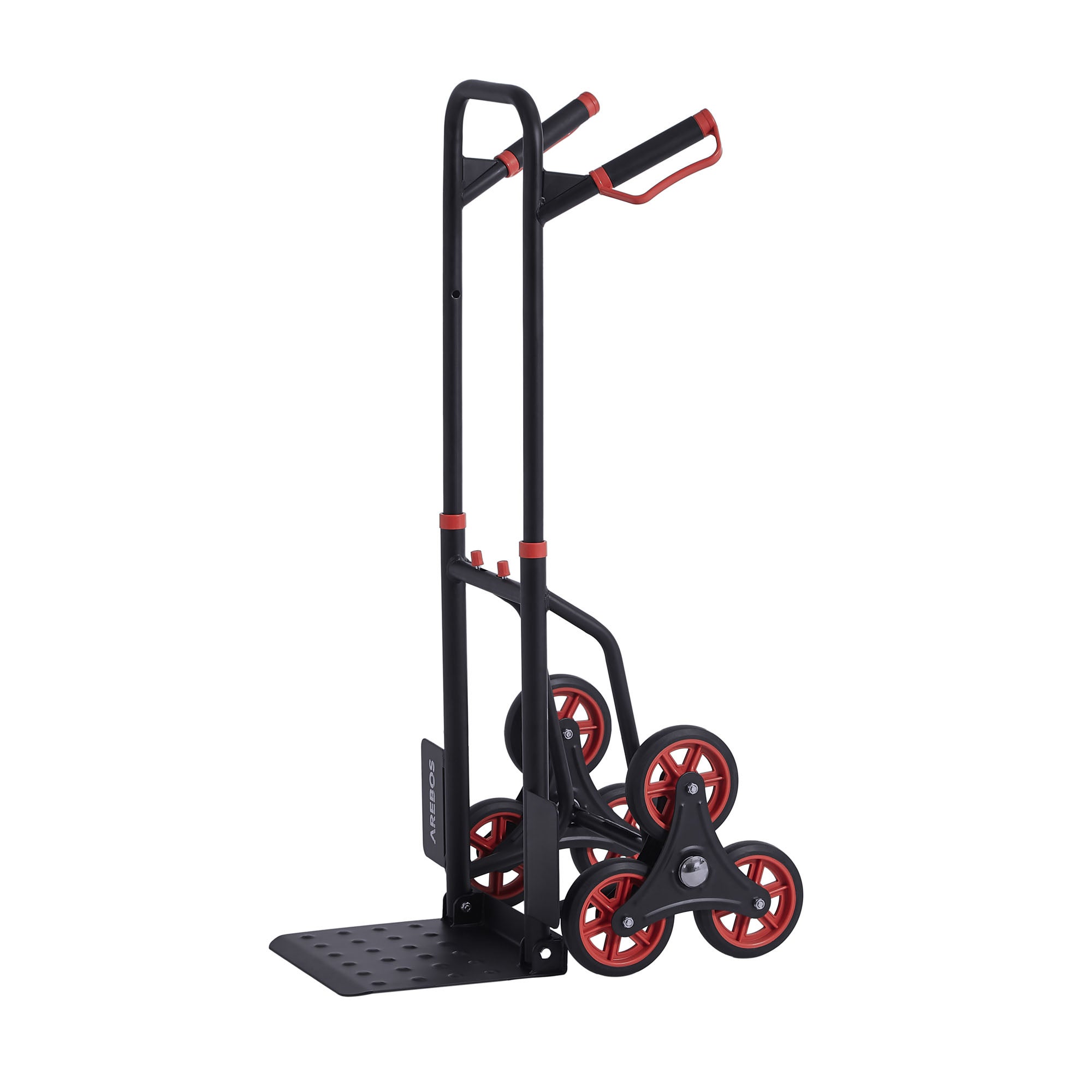 AREBOS Diable pour escaliers Diable pour escaliers pliable avec pneus ...