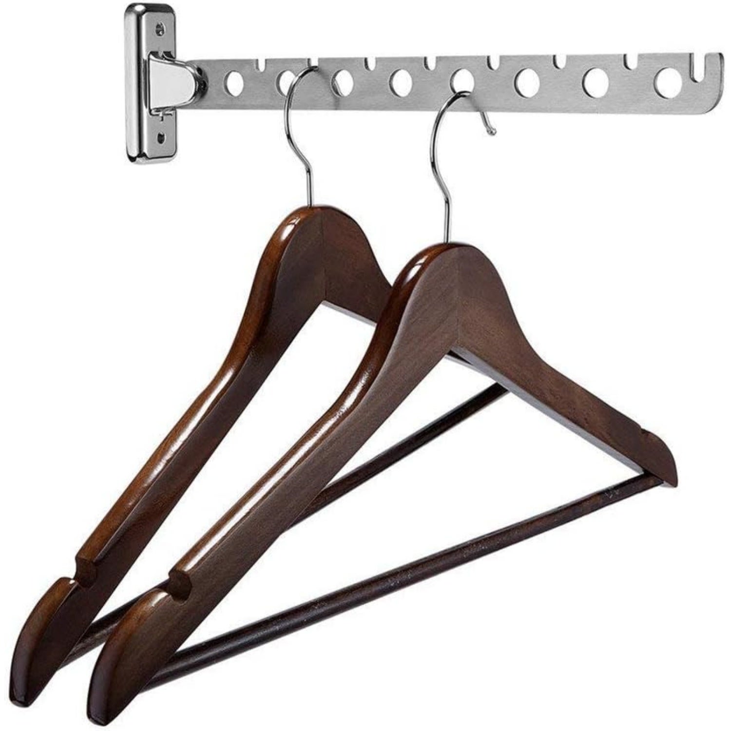 Barre support porte - cintres réglable en acier inoxydable 304 ...