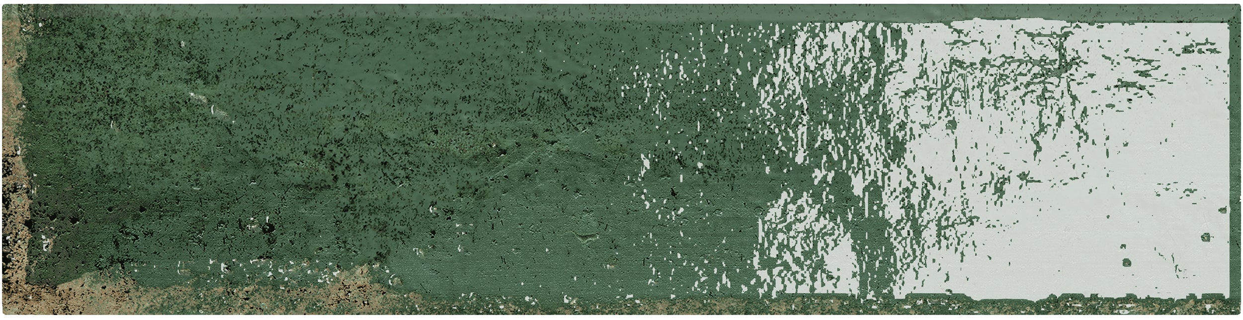 CARMEN GREEN (GPR) 7,5x30 efecto zegille verde acabado brillo ...