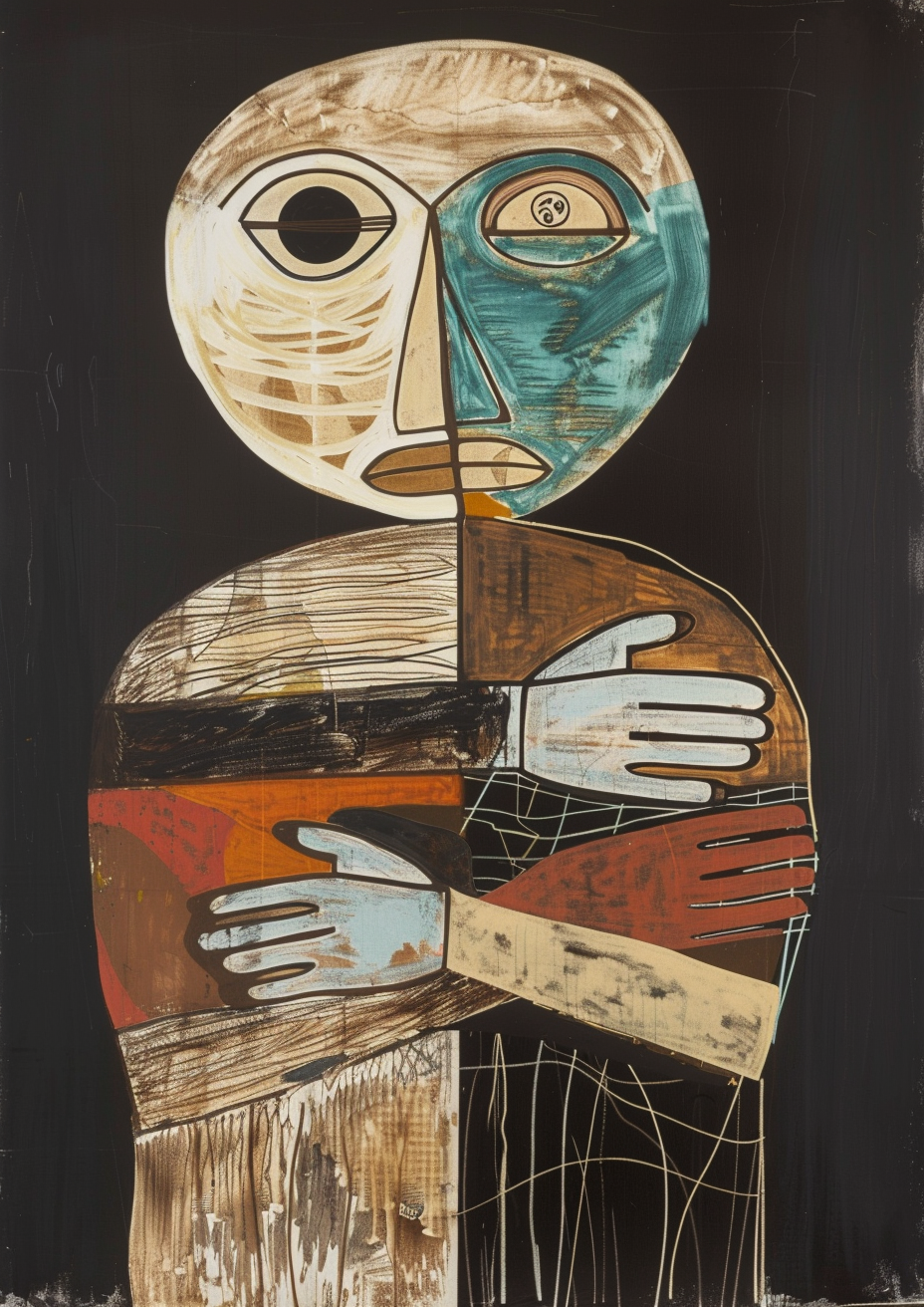 Lámina POLARTE 30x40. Abrazo de Dualidades Cósmicas | Leroy Merlin