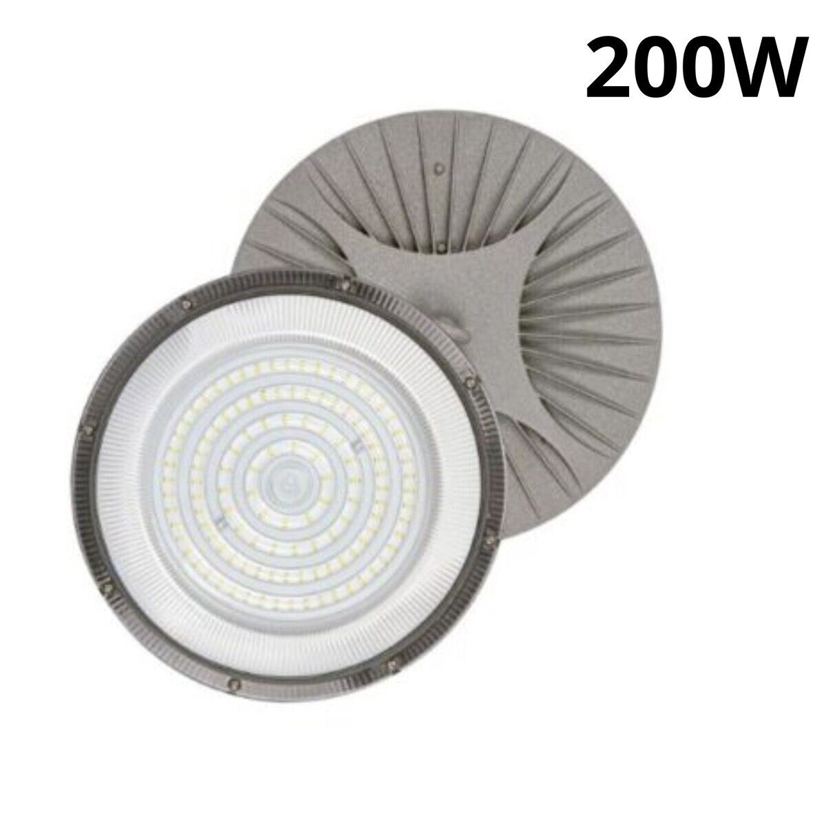LUZ LED INDUSTRIAL 200W DISCO REDONDO UFO IP65 LUZ DE TECHO CAMPANA ...