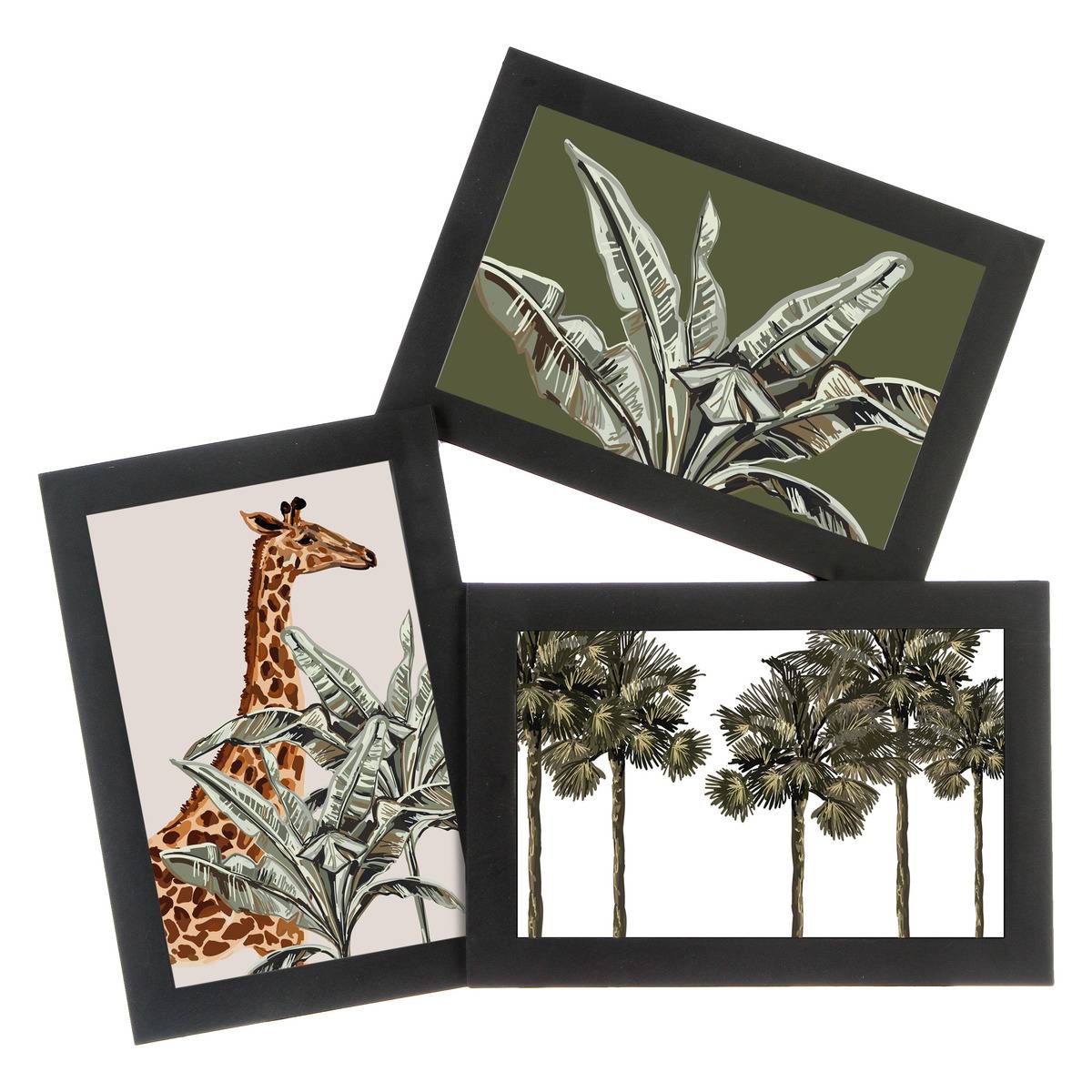 Atmosphera - Pell-mell - 3 fotos - negro | Leroy Merlin