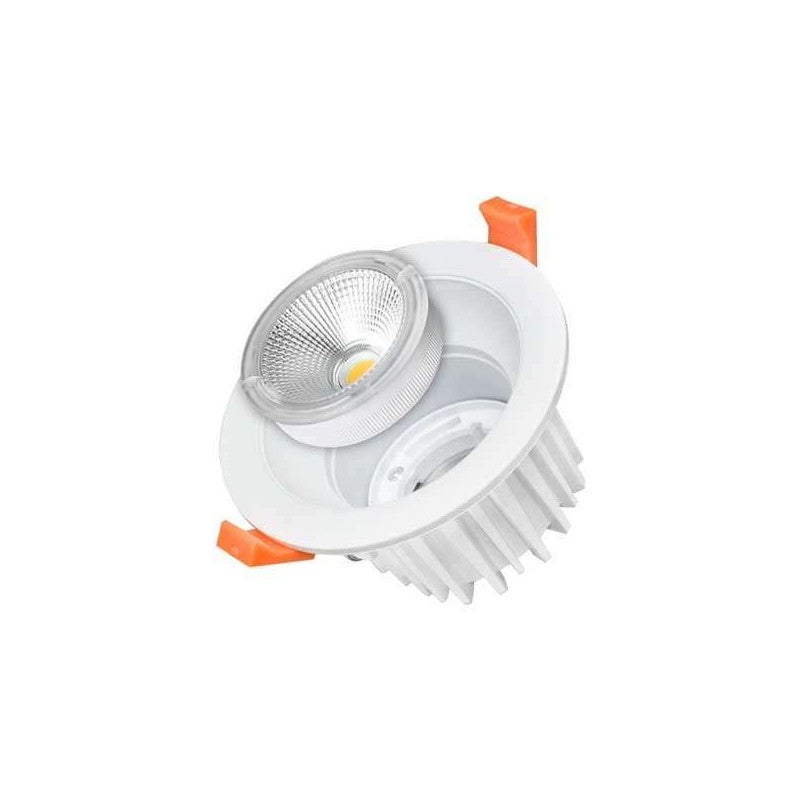Downlight LED 25W rond ∅183mm Blanc - Blanc Naturel 4500K | Leroy Merlin