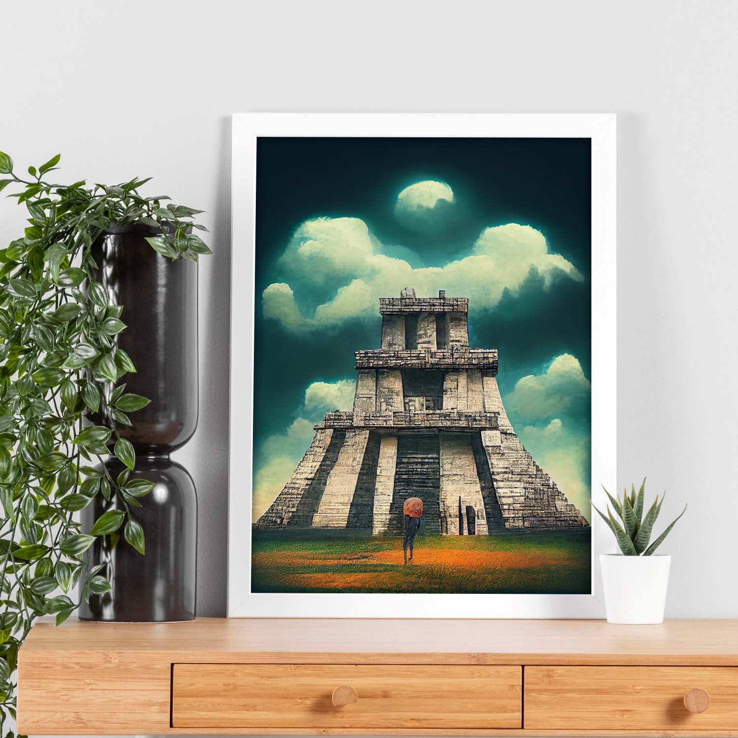 Chichen Itza Dans Le Style T Burton Illustrations Et Affiches De ...