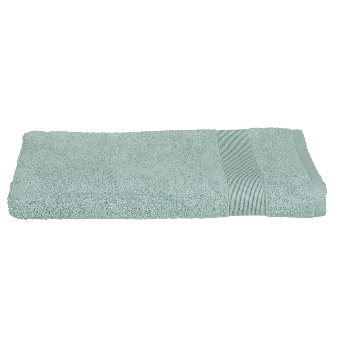 Drap de douche "Essentiel" - coton 450 gr/m² - bleu givre 70x130 cm ...