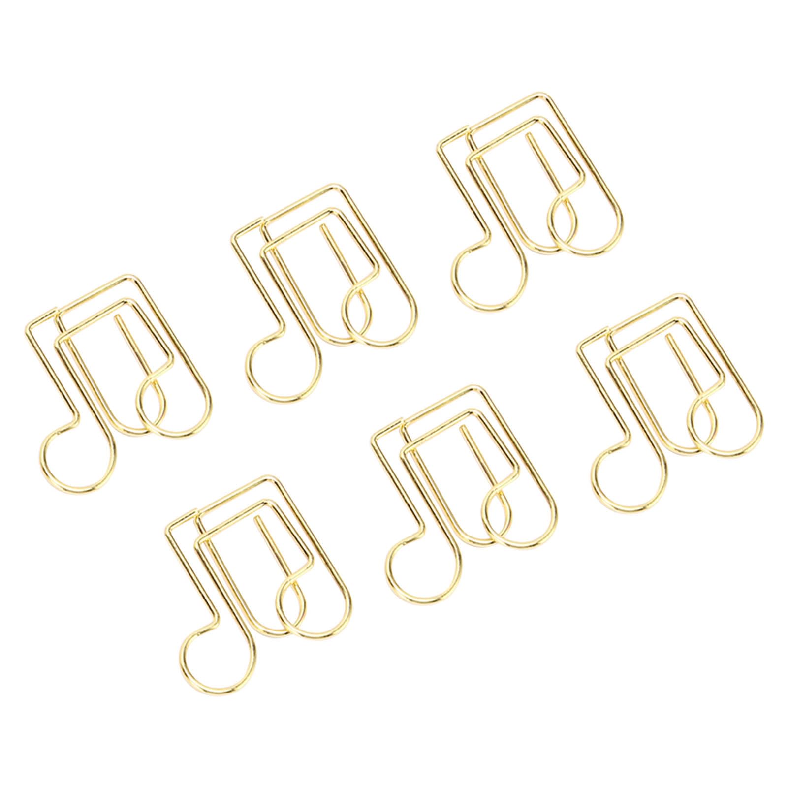 Lot de 100 trombones en forme de feuille pour éviter de glisser ...