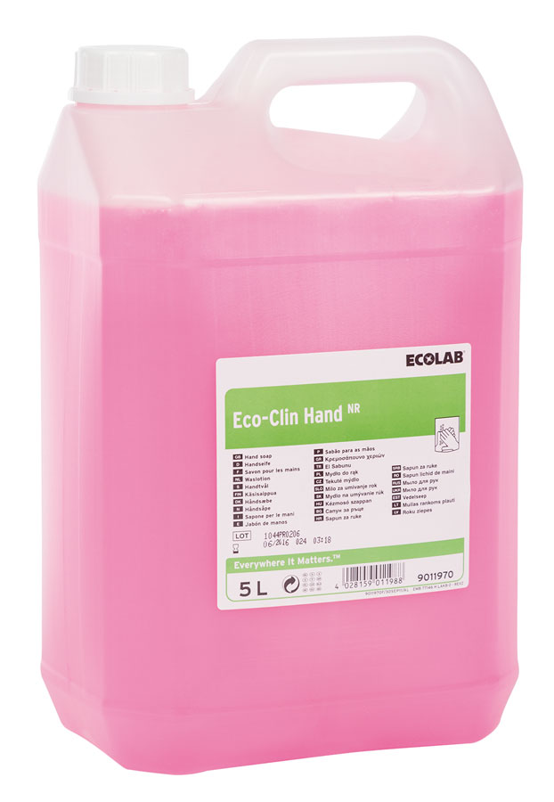 Ecolab ECO-CLIN HAND NR - Gel de manos perfumado pH neutro (rosa ...