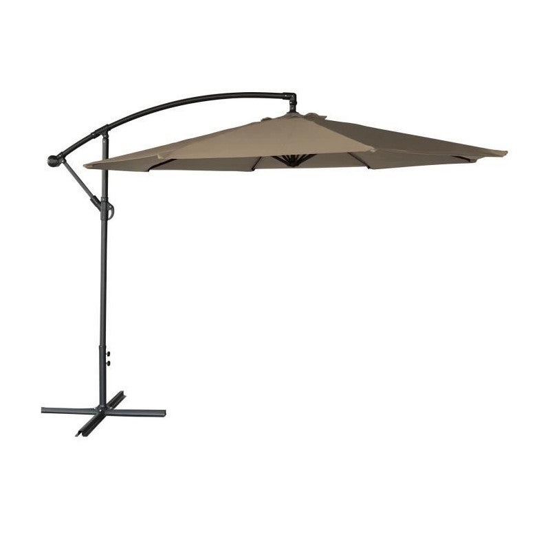 Parasol déporté OAHU Ø3,50m taupe | Leroy Merlin