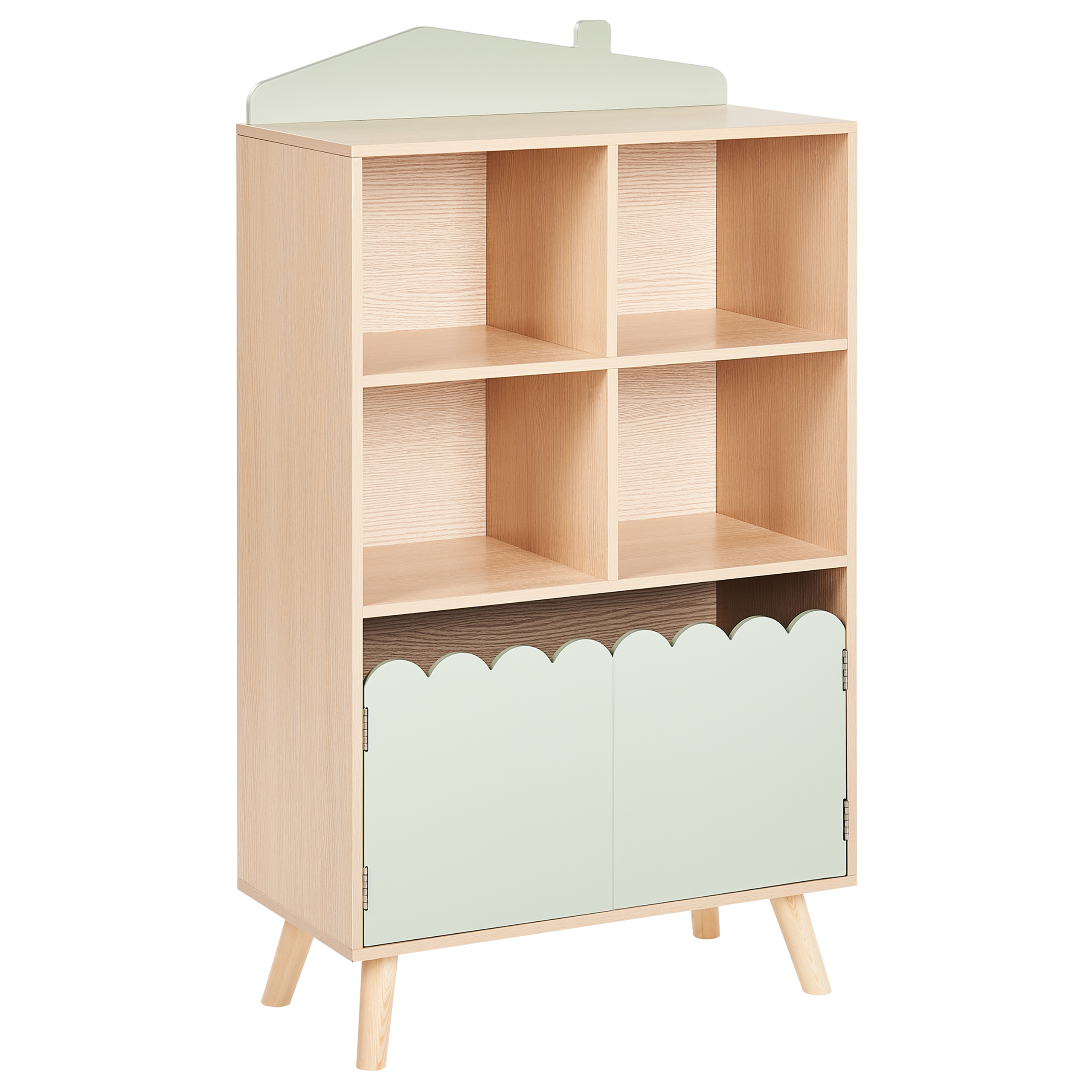 Libreria a 2 ripieni LACKEY Derivati del legno Verde chiaro | Leroy Merlin