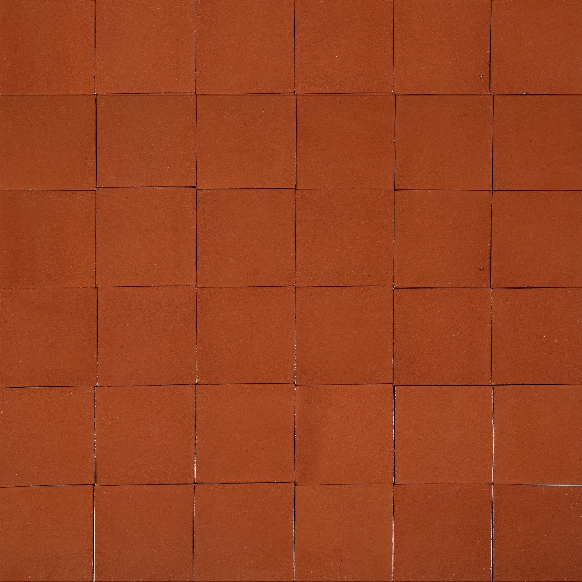 Carreaux Céramiques 10,5 x 10,5 cm unis rouge brique Terracota Liso 90 ...