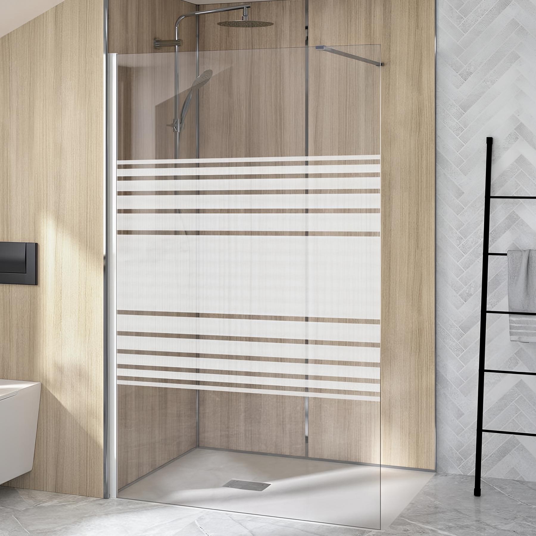 Paroi de douche fixe réversible KINEDO SUPRA largeur 80cm hauteur 1,90 ...