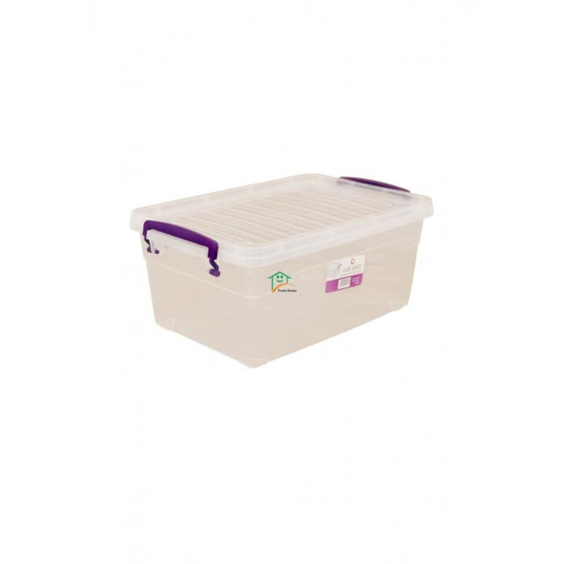 Recipiente de plástico transparente multiusos de 10 litros. | Leroy Merlin